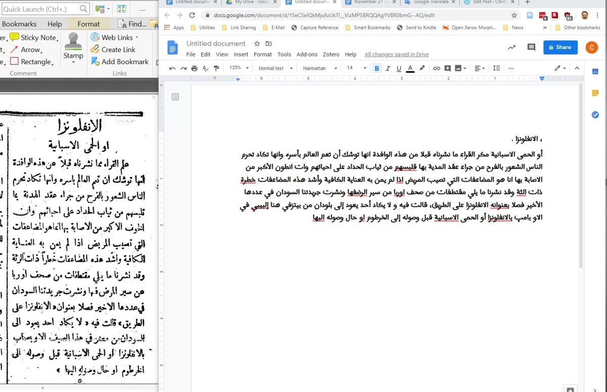 How to use Google Docs to OCR Arabic text – Christopher S Rose